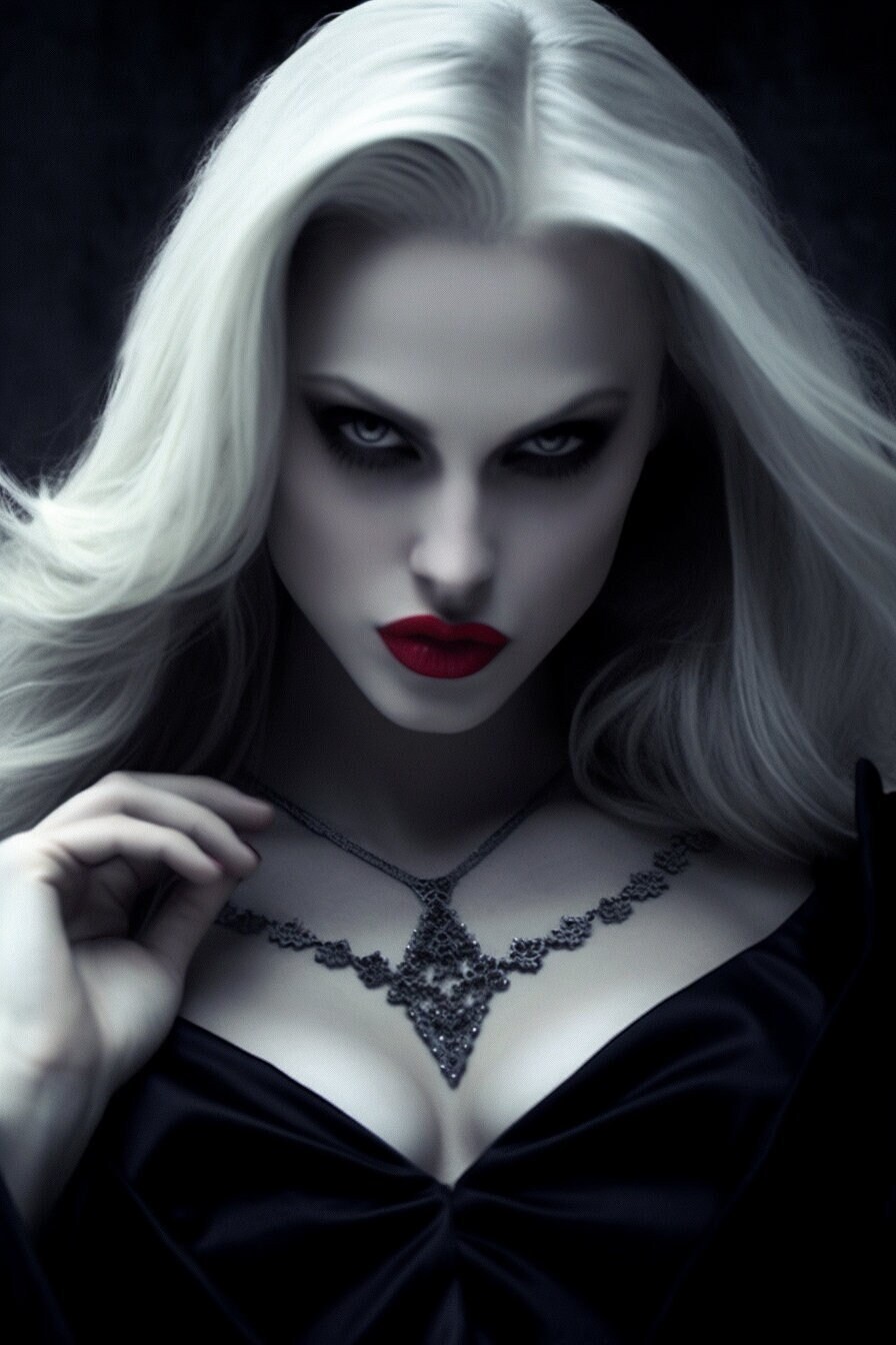 Sexy Vampire Girl Art