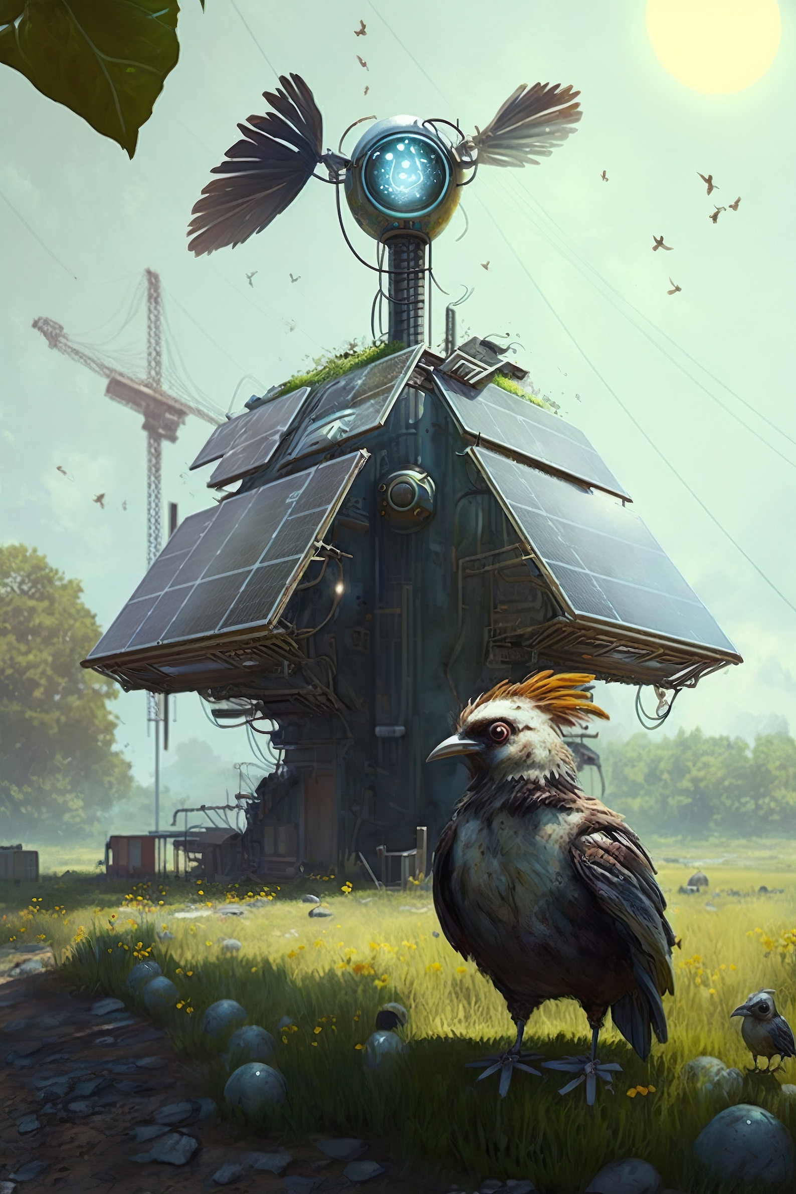 Solarpunk Digital Artwork Collection - Etsy