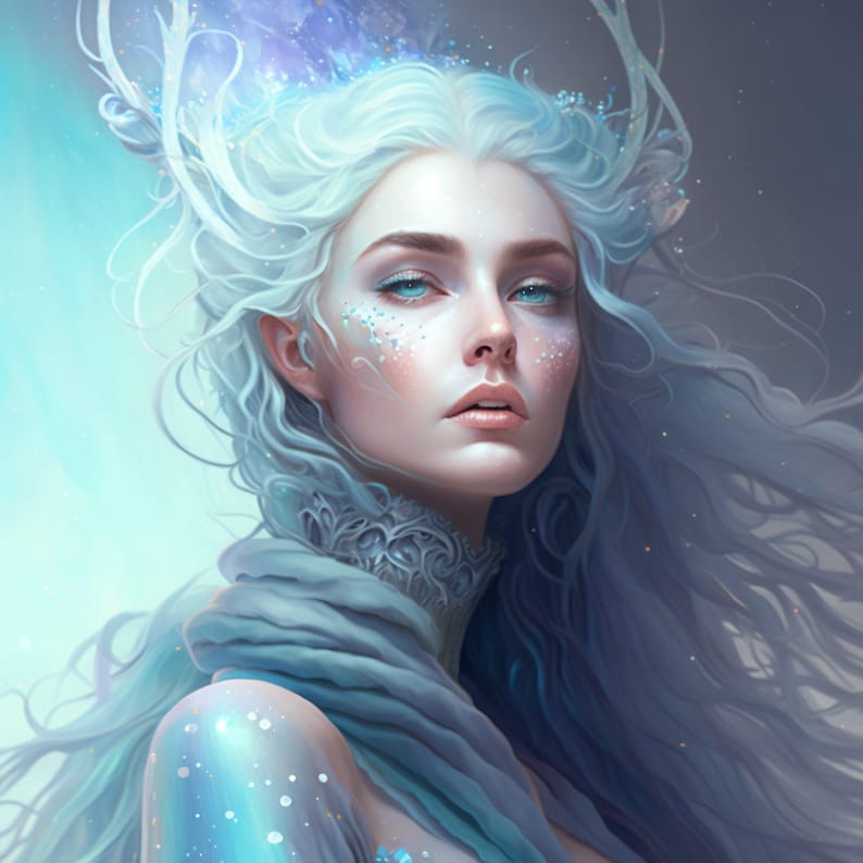 Enchanting Goddesses Celestial Women Digital Art Collection - Etsy