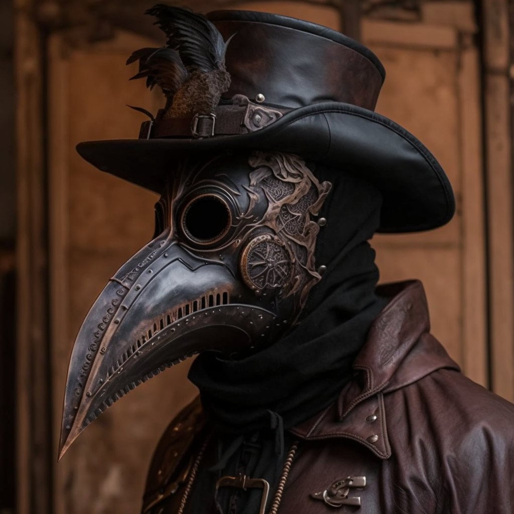 Steampunk Plague Doctor Art