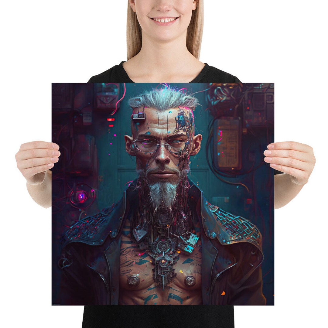 Cyberpunk Sage Poster - Etsy