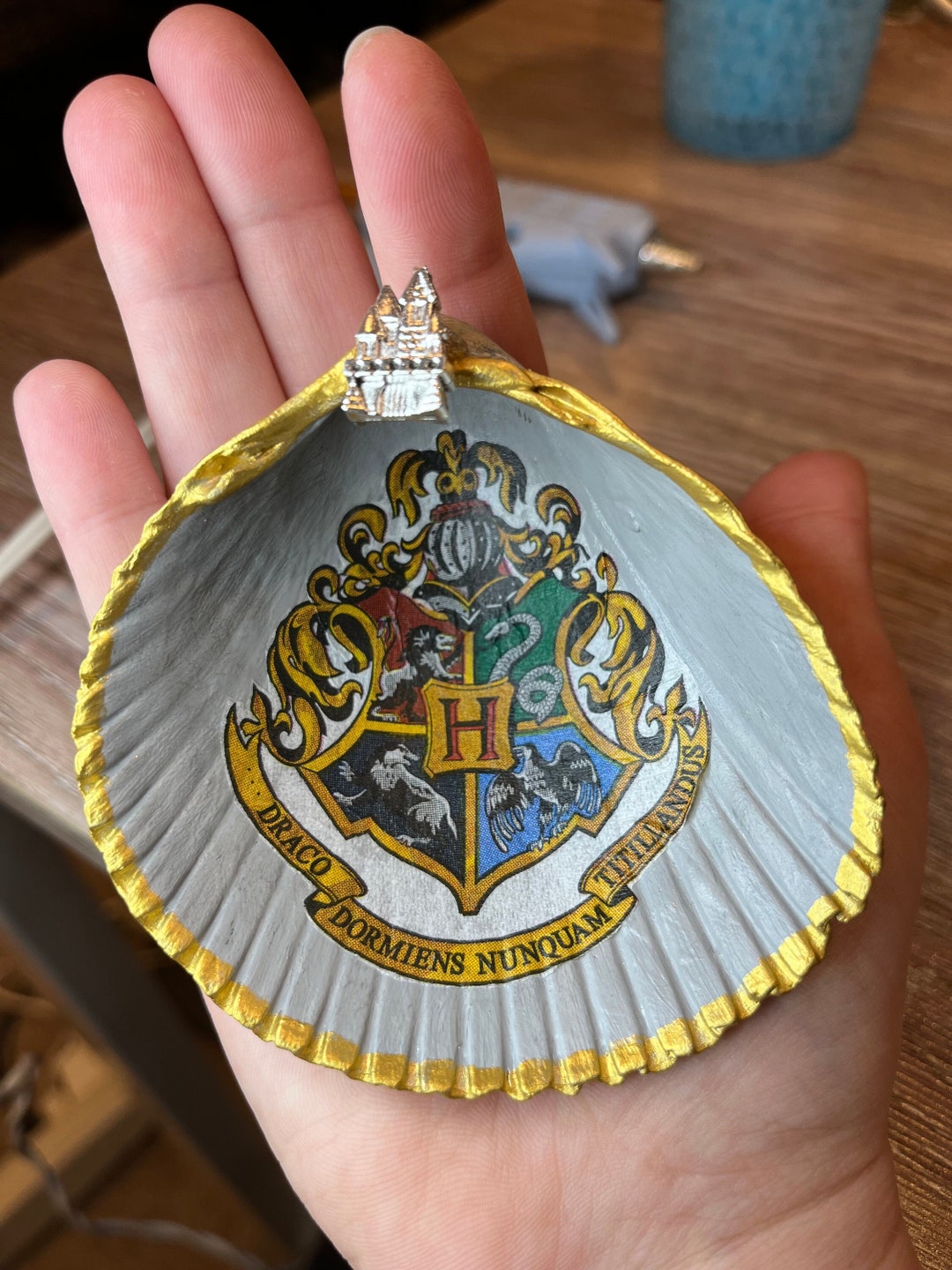 Shell Ring Dish Wizard Theme, Ravenclaw, Slytherin, Hufflepuff, Gryffindor - Etsy