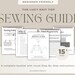 Easy Flared Bell Sleeve Top Sewing Pattern Square Neckline Long Sleeve ...