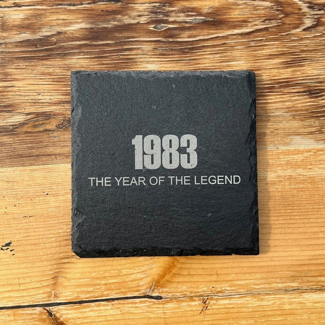 Father's Day Gift, the Year of the Legend, Slate Coaster, Fathers Day ...