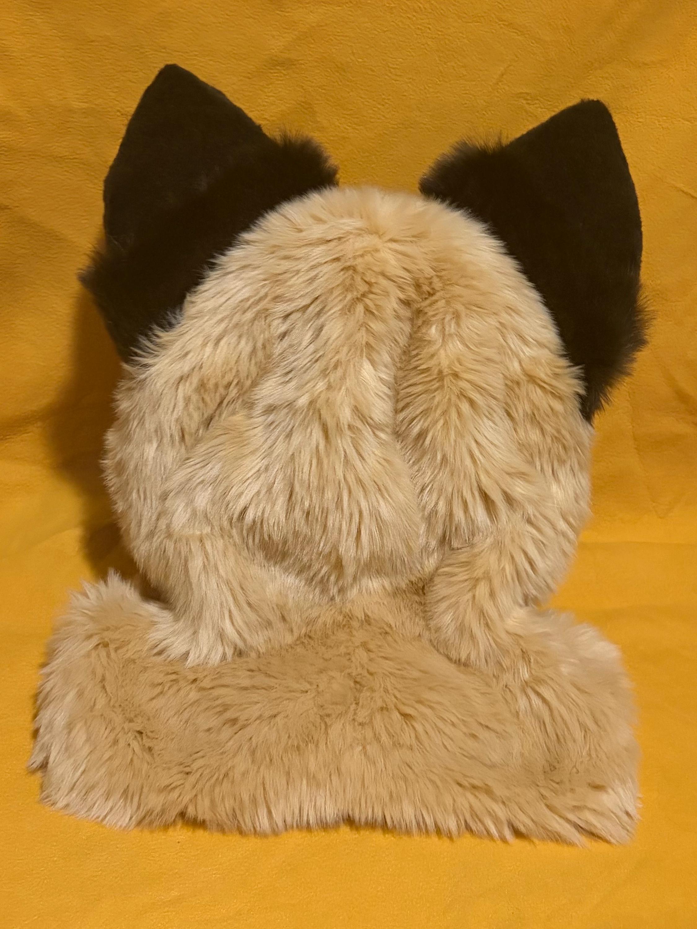 Blond Corgi Dog Fursuit Mini Partial: Head and Tail - Etsy
