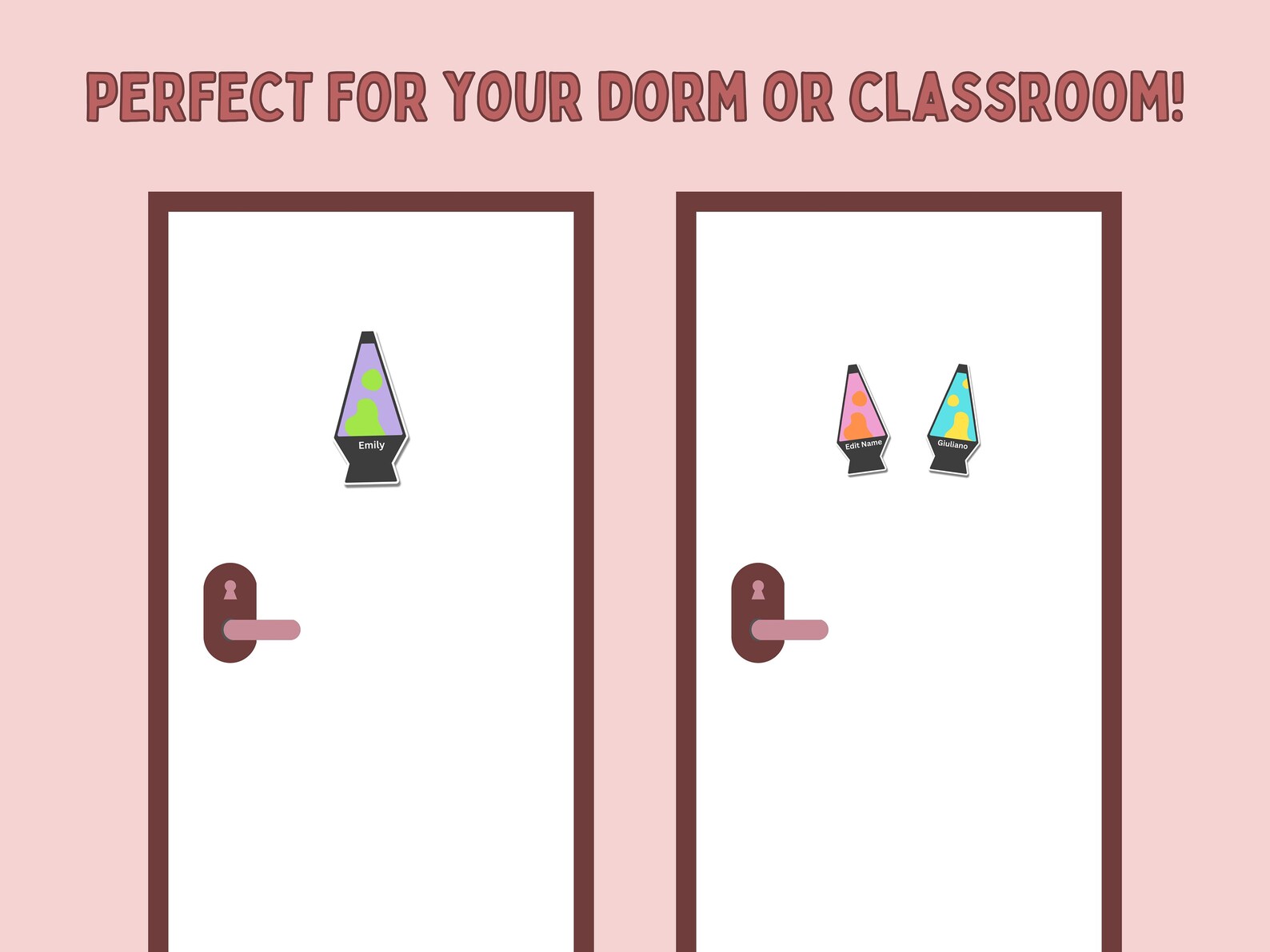 INSTANT DOWNLOAD Door Dec Lava Lamp RA Resident Advisor Printable dorm ...