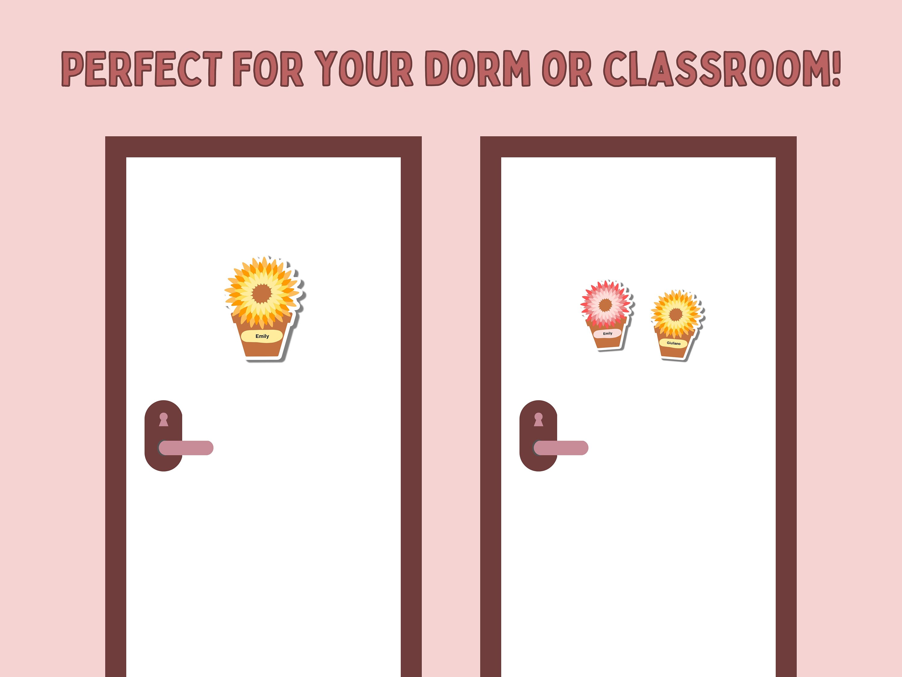 INSTANT DOWNLOAD Door Dec Flower RA Resident Advisor Printable Dorm ...