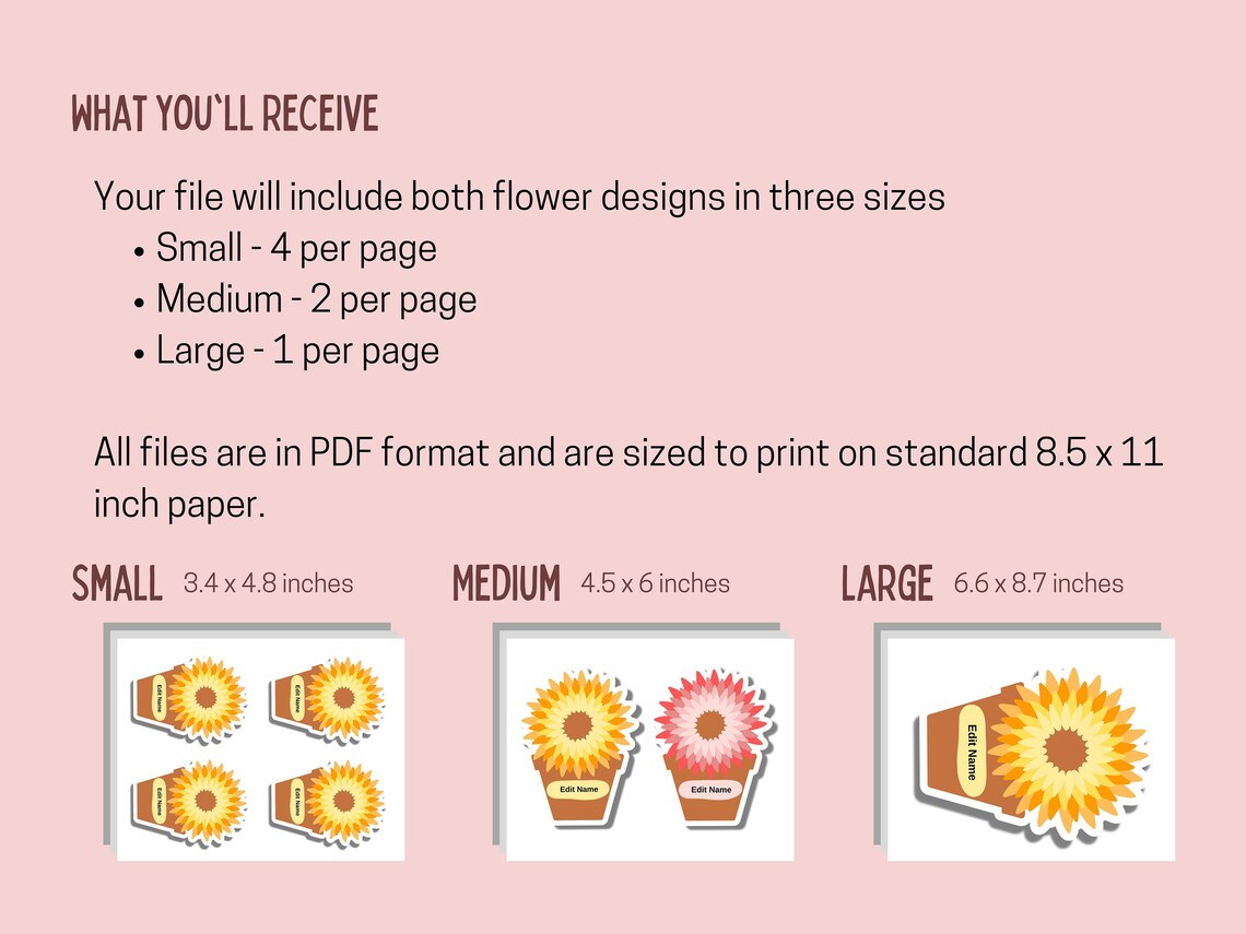 INSTANT DOWNLOAD Door Dec Flower RA Resident Advisor Printable Dorm ...