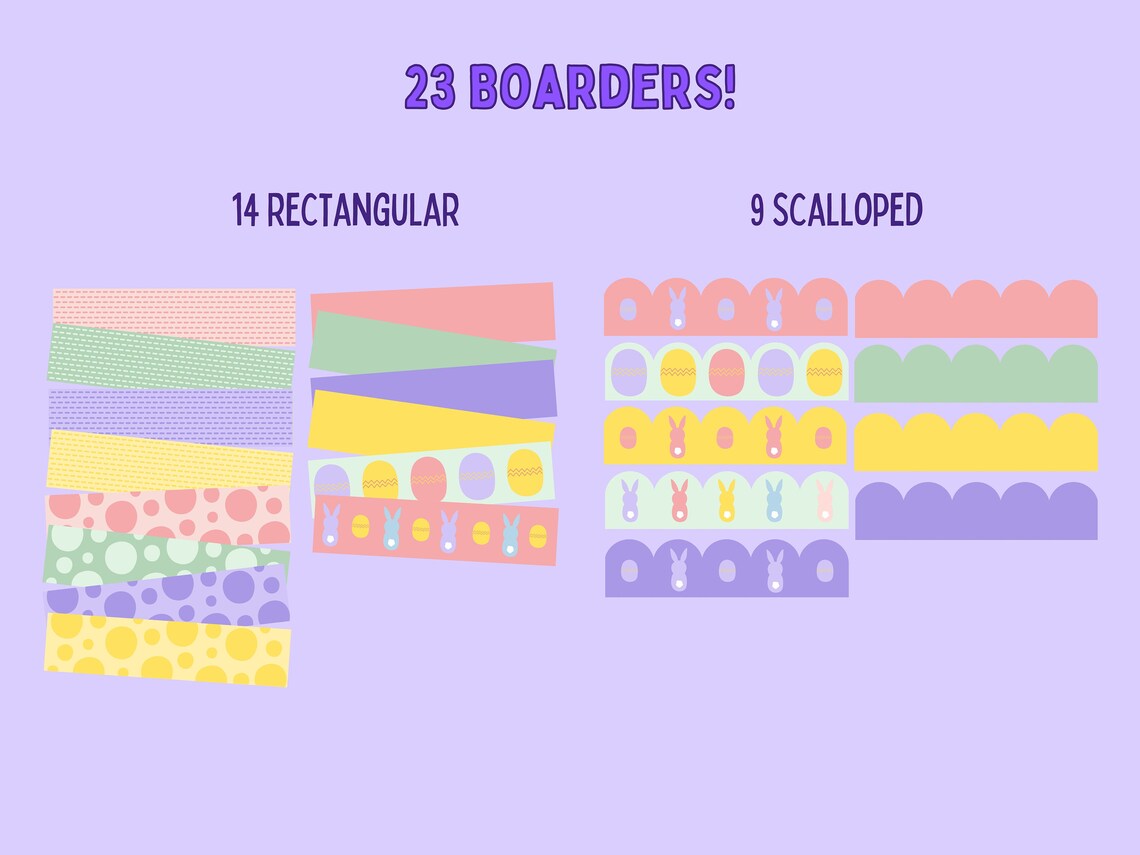 INSTANT DOWNLOAD Bulletin Boarders Easter RA Printable Classroom Decor ...