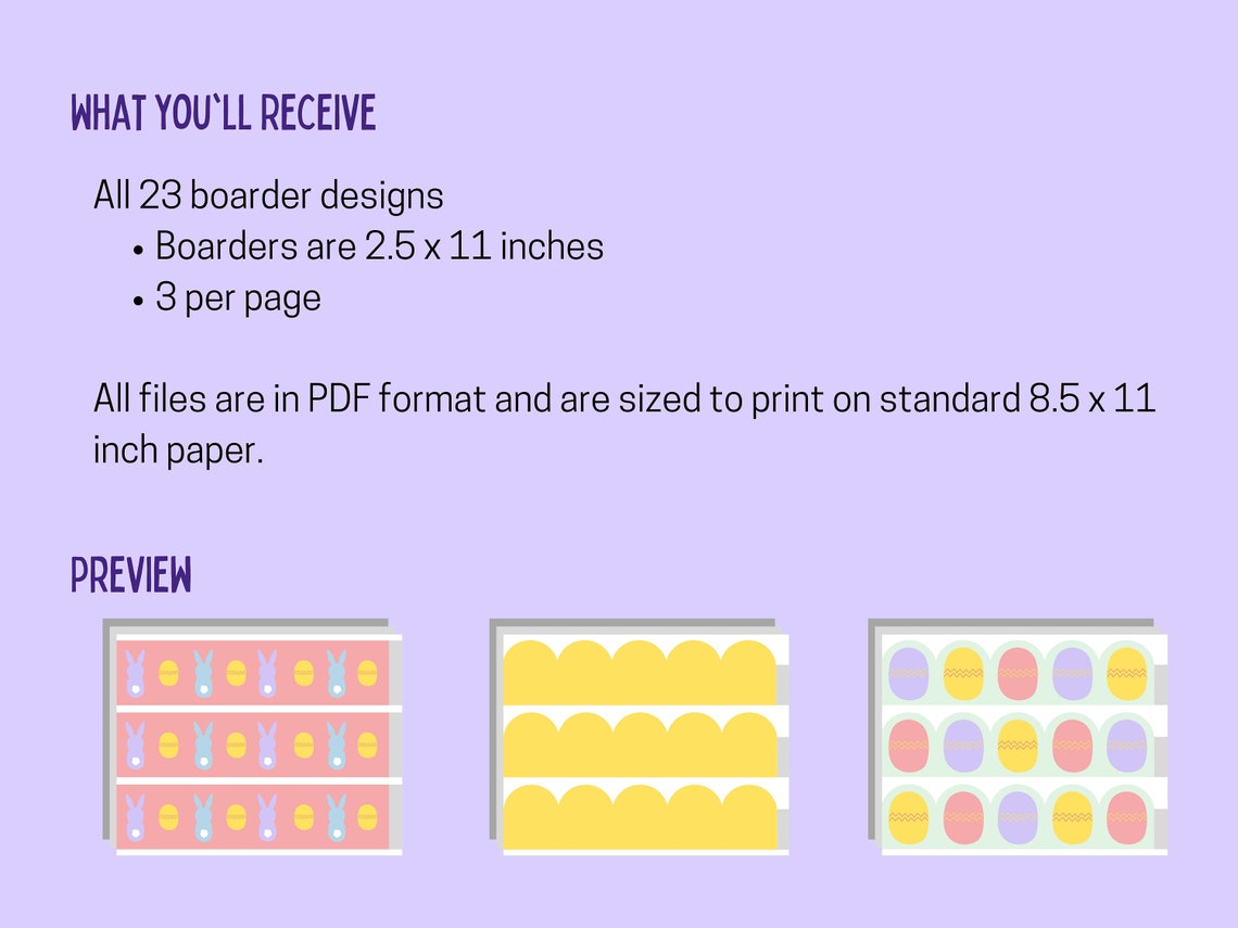 INSTANT DOWNLOAD Bulletin Boarders Easter RA Printable Classroom Decor ...