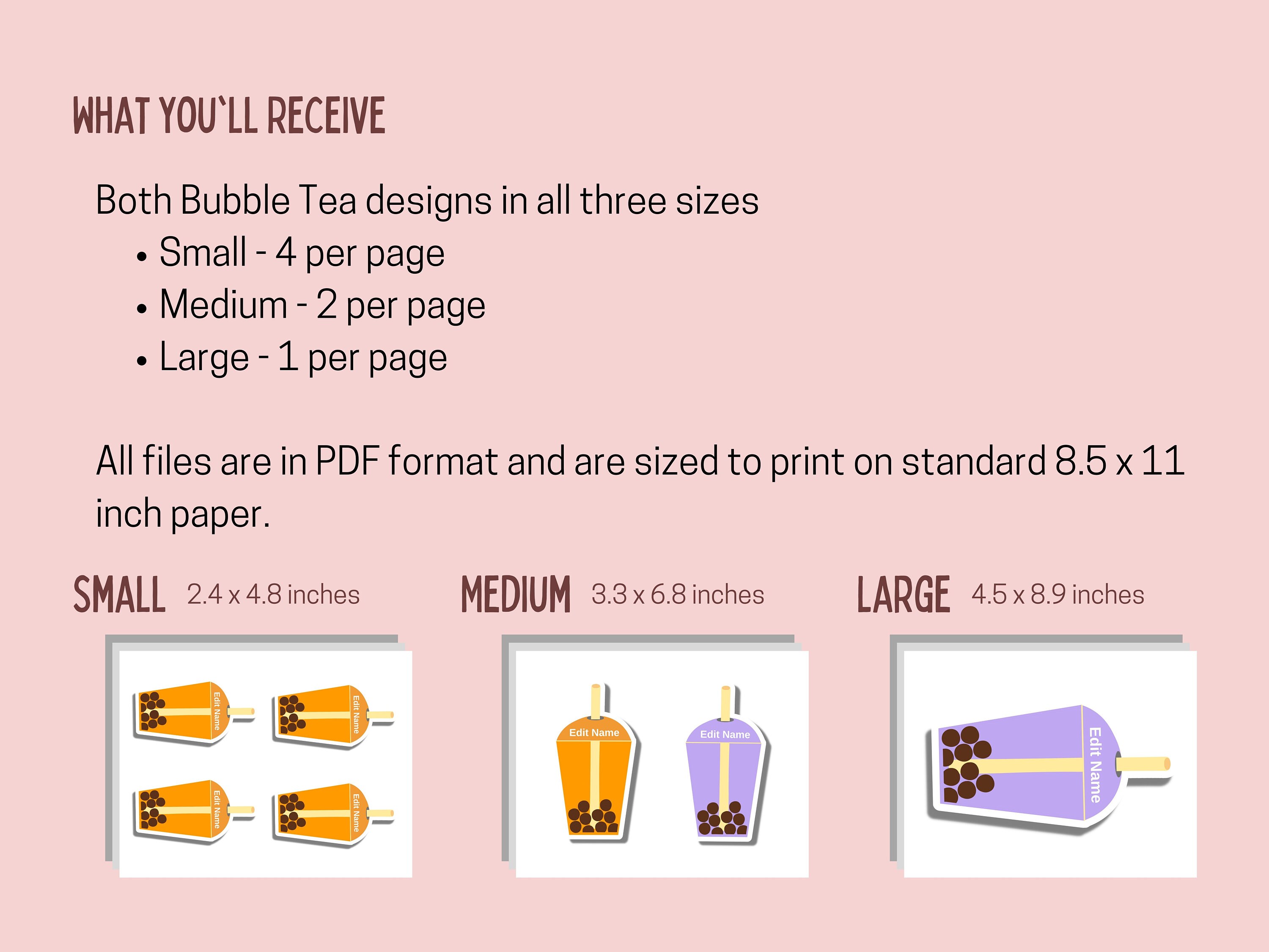 INSTANT DOWNLOAD Door Dec Bubble Tea RA Resident Advisor Printable dorm ...