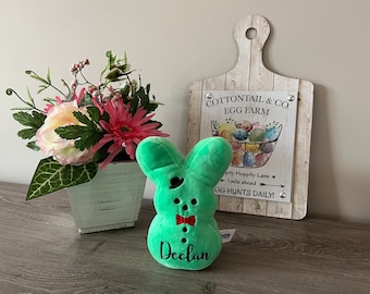 Personalized Plush Bunny Peep Inspired - Etsy