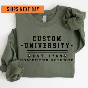 Custom University Hoodie, Custom College Sweatshirt, Custom Alumni ...