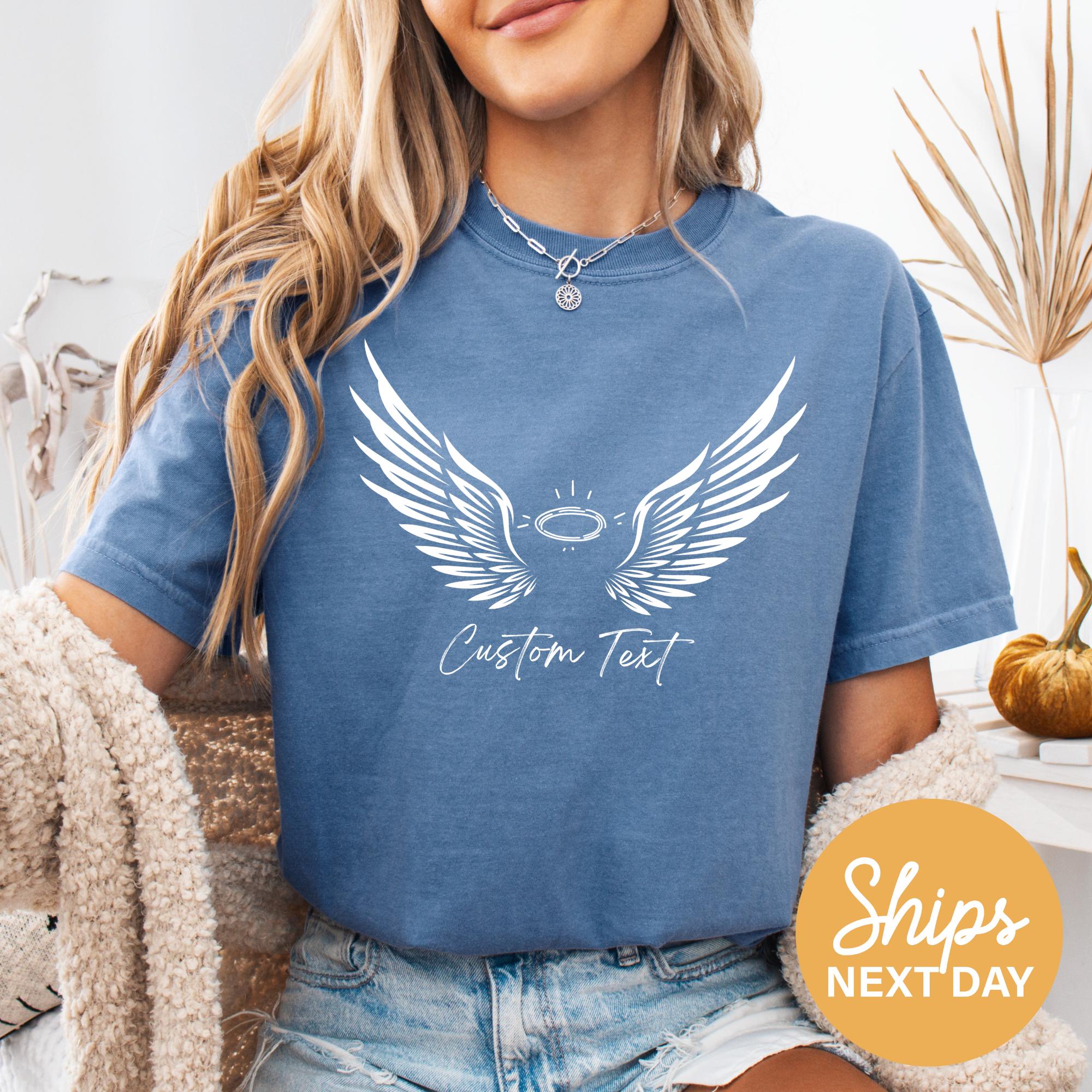 Custom Angel Wings T-shirt: Memorial Remembrance Tee - Etsy