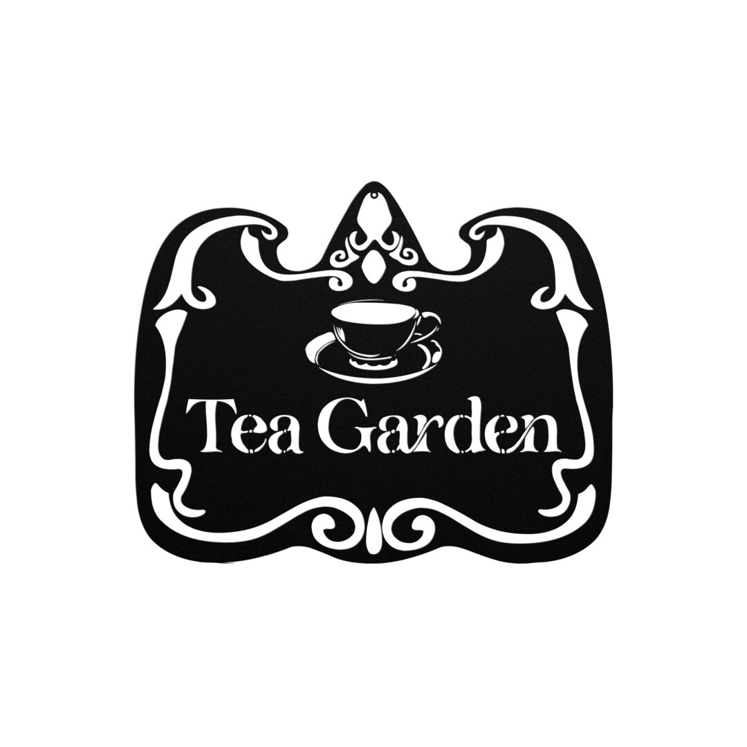 Tea Garden Metal Sign - Metal Garden Sign- Specialty Gardens- Grow Your ...