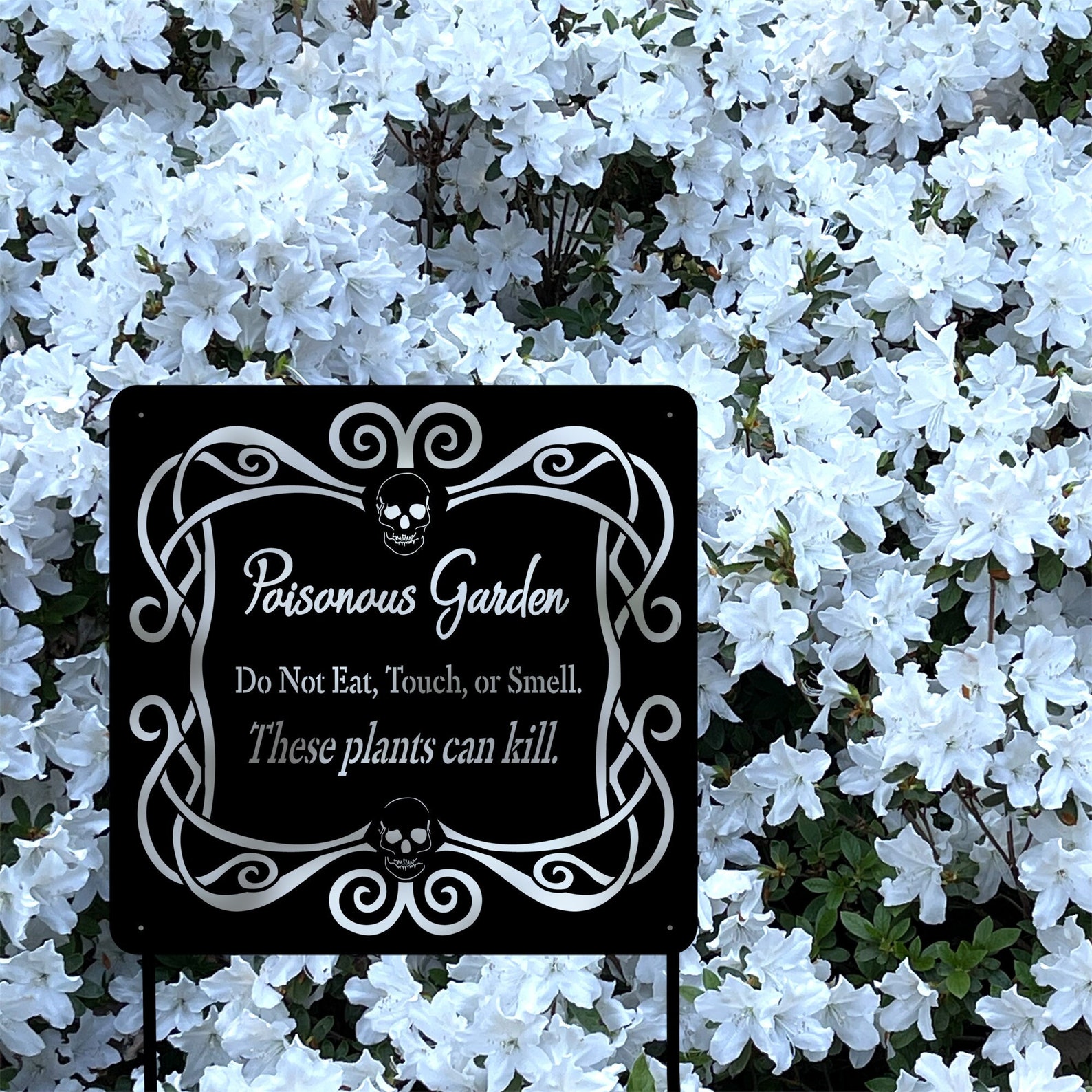 Poisonous Plants Metal Garden Sign - Etsy