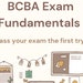 BCBA Exam Fundamentals Study Guide Practice Test Questions RBT Applied ...