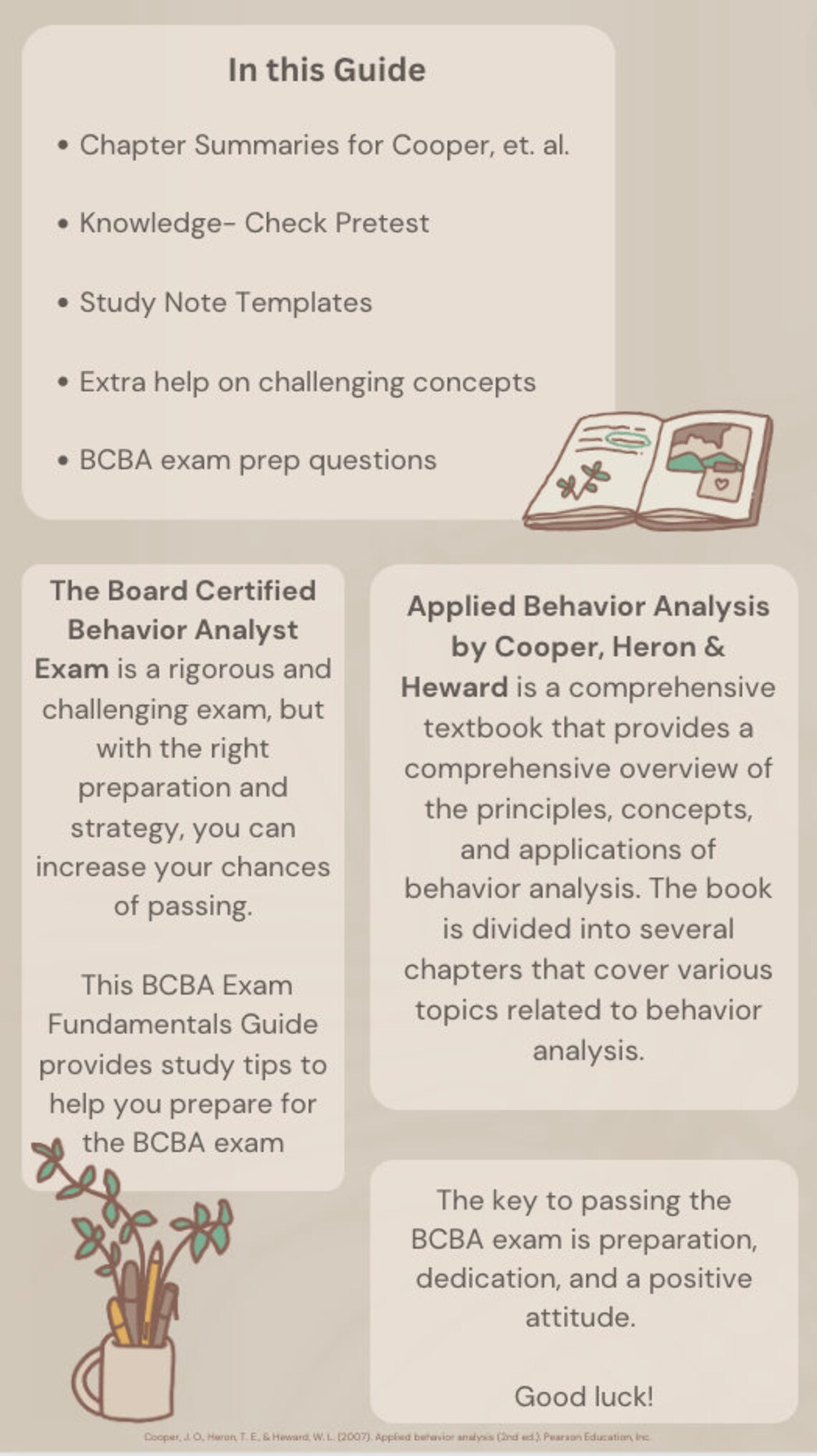 BCBA Exam Fundamentals Study Guide Practice Test Questions RBT Applied ...