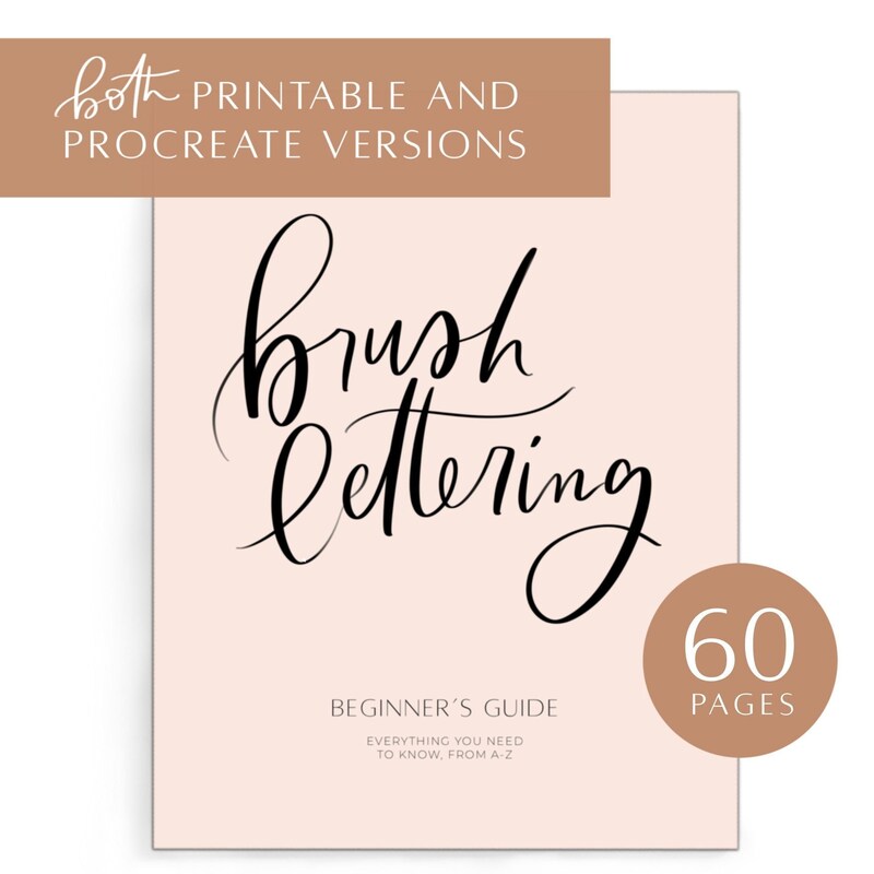 Brush Lettering - Etsy