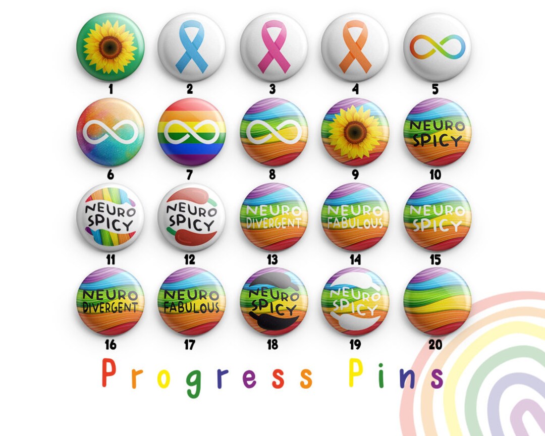 Neurodivergent / Hidden Disability Awareness Pin Badge - Etsy