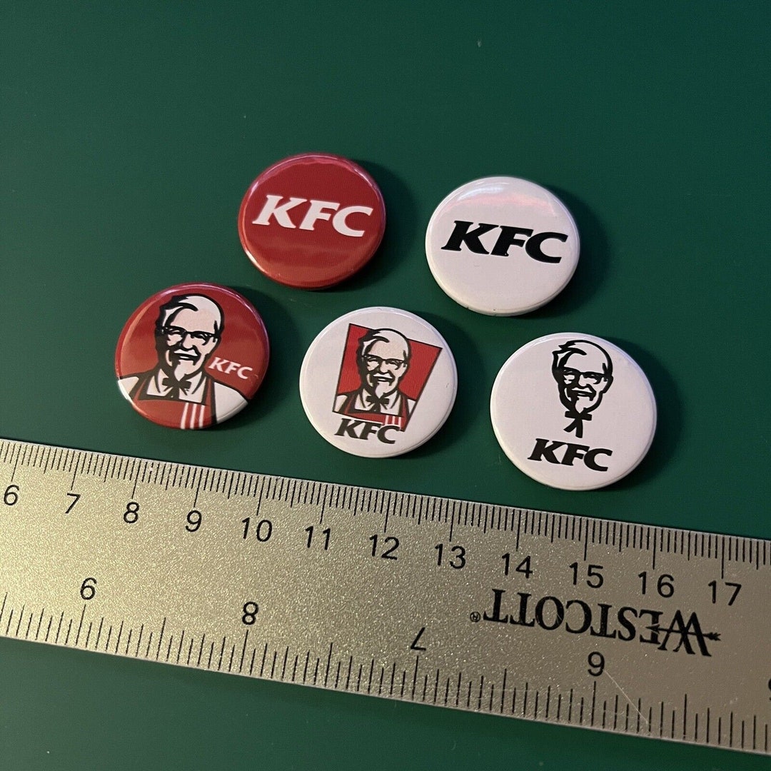 5 X KFC Button Badges 25mm Set - Etsy