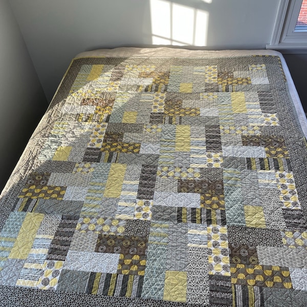 Geometric Quilt - Etsy