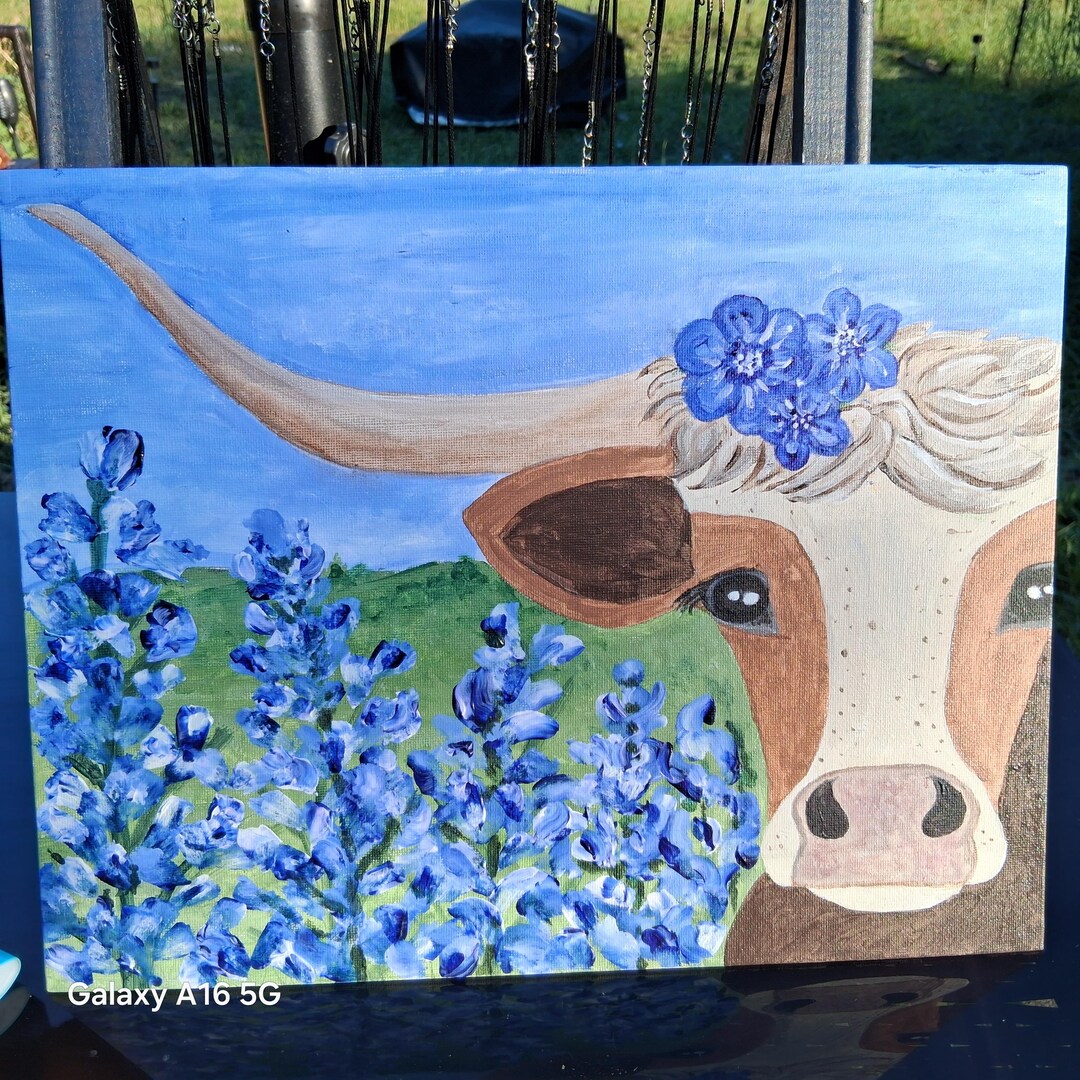 Highland Cow Print: Nursery Decor, Floral Crown - Etsy