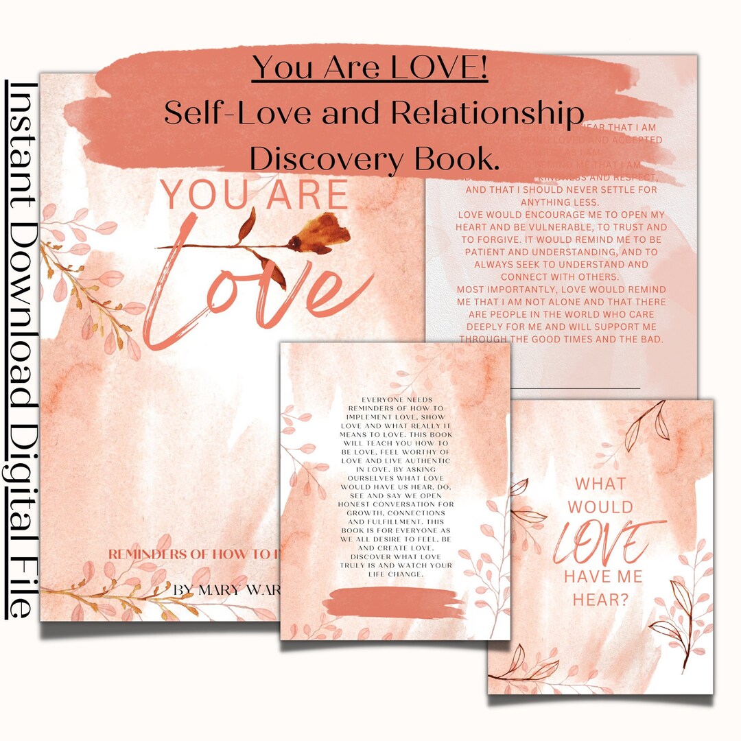 Love Printable Workbook for Women and Couples | Valentine Couple Gift ...