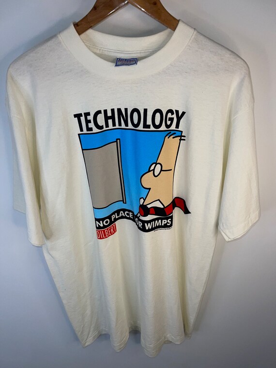 Vintage Dilbert Technology No Place For Wimps Comic … - Gem