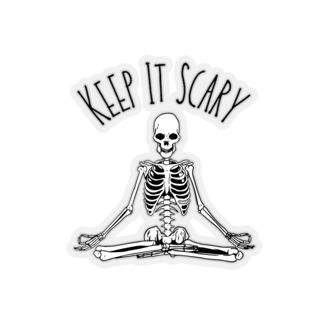 Slightly Scary Podcast- Keep It Scary Sticker - Etsy