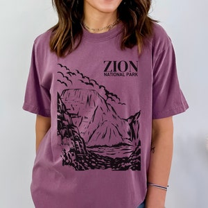 Zion National Park Shirt National Park Gift Utah Shirt Comfort Color ...