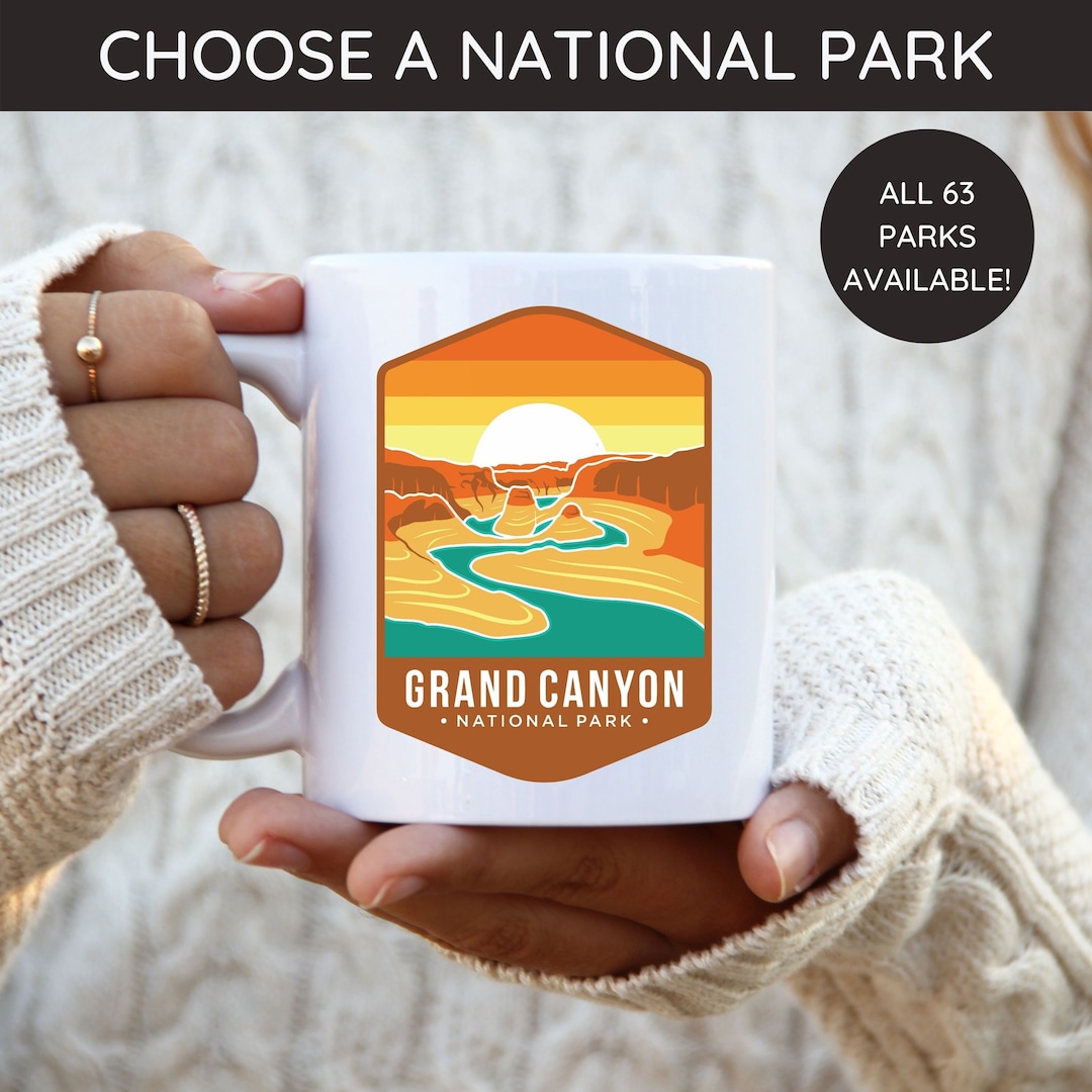 National Park Mug 63 National Parks Coffee Mug National Park Gift ...