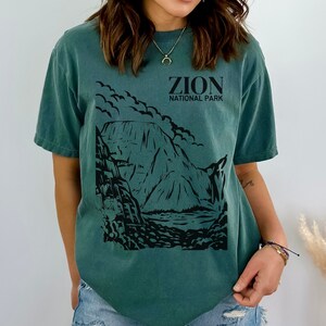 Zion National Park Shirt National Park Gift Utah Shirt Comfort Color ...