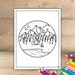 Landscape Coloring Pages Minimalist Scenery Coloring Adult Printable ...
