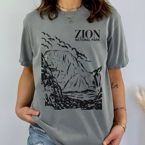 Zion National Park Shirt National Park Gift Utah Shirt Comfort Color ...