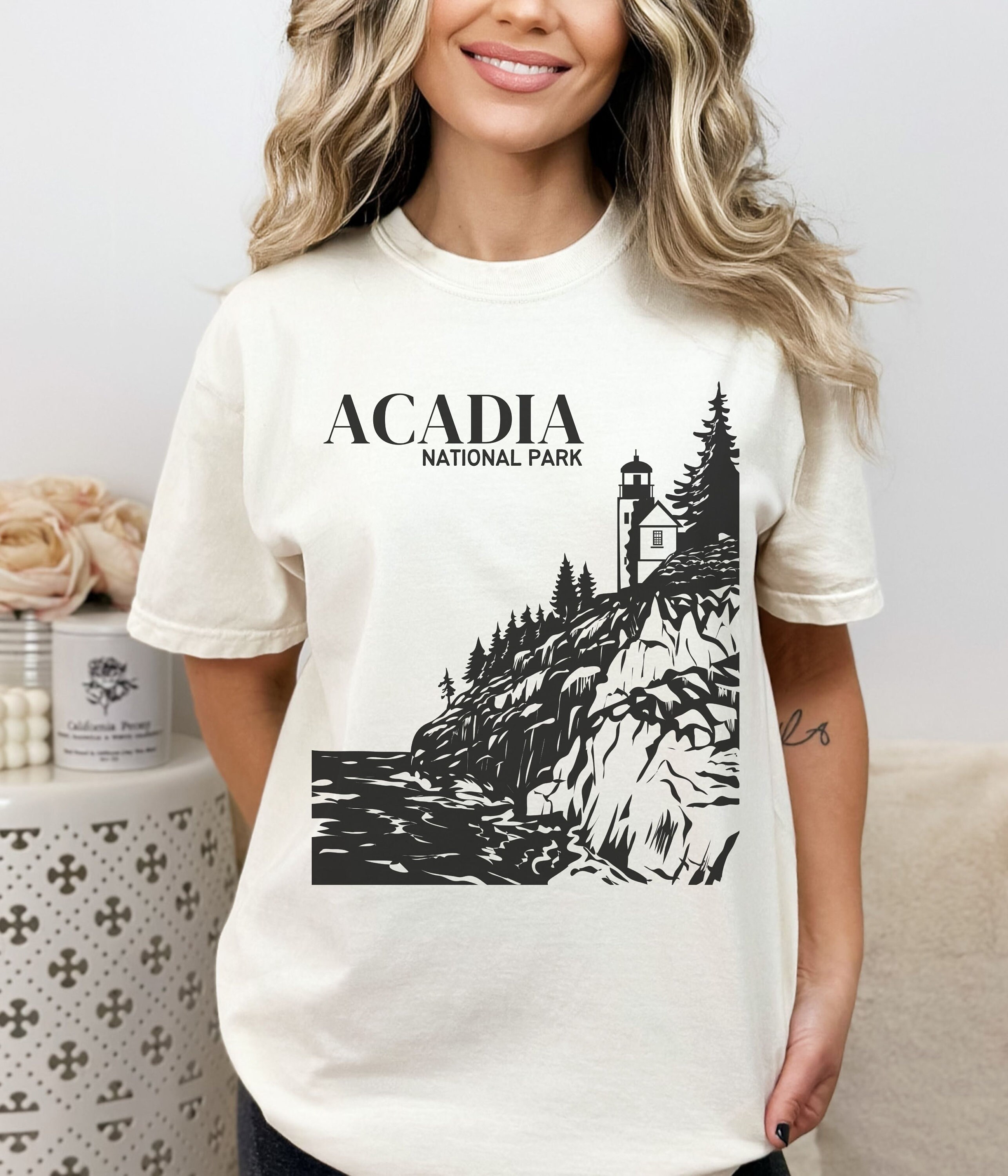 Acadia National Park Shirt National Park Gift Maine Shirt Comfort Color ...