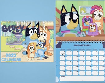 Bluey Calendar 2023 - Etsy