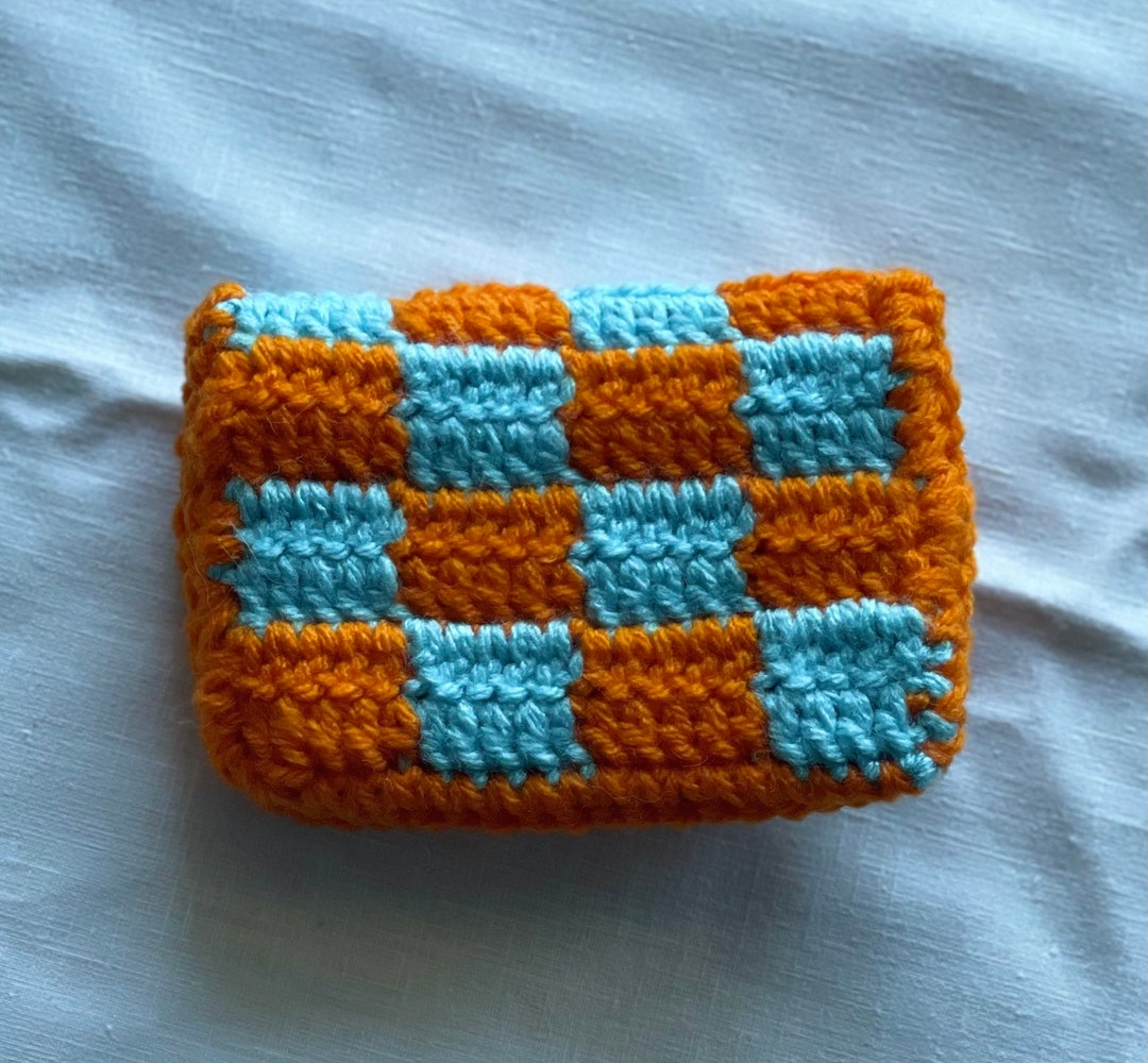 Checkered Wallet - Etsy