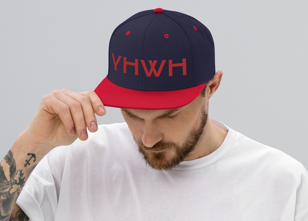 Embroidered YHWH (yahweh) Christian Snapback Hat, High-profile, Snap ...