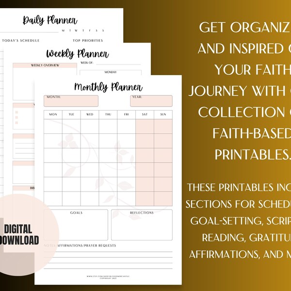 Faith Based Printables - Etsy