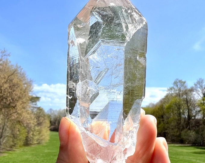 Super Clear Himalayan Quartz Crystal | Key Crystal | Top Clarity ...