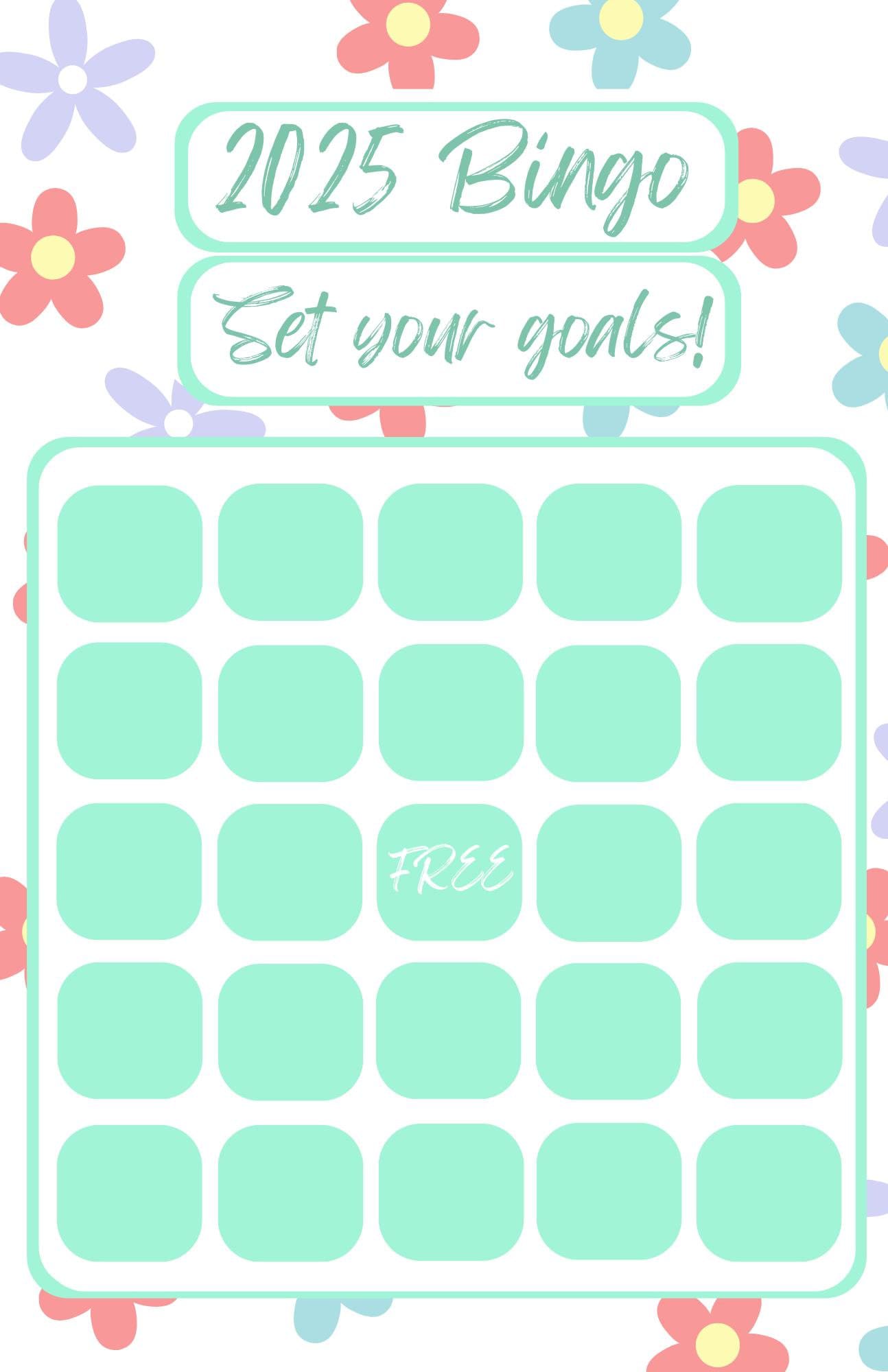 2025 Bingo Card - Etsy