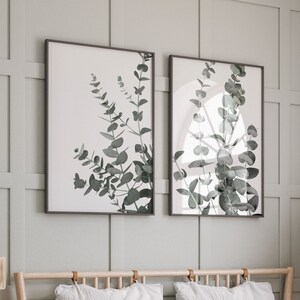 Set of 2 Prints Eucalyptus Prints Botanical Print Botanical Art Prints ...