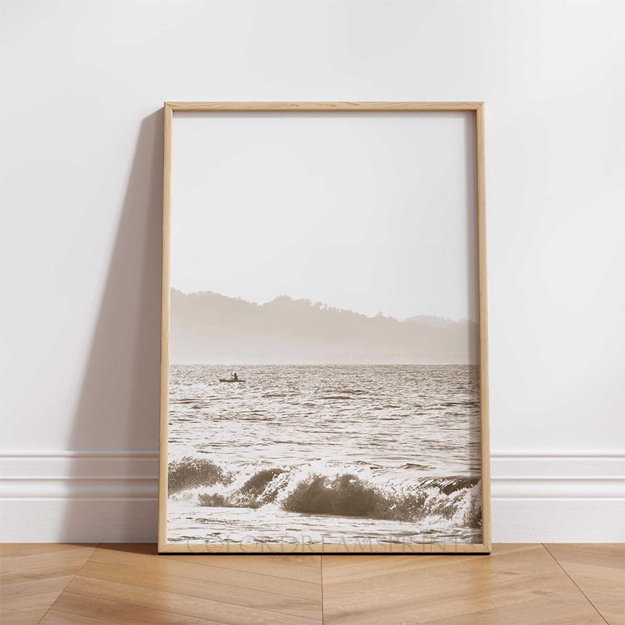 Set of 3 Beach Prints Coastal Wall Art Neutral Beach Print Palm Prints ...