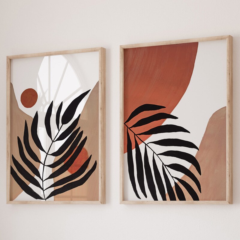 Abstract Leaf Art - Etsy