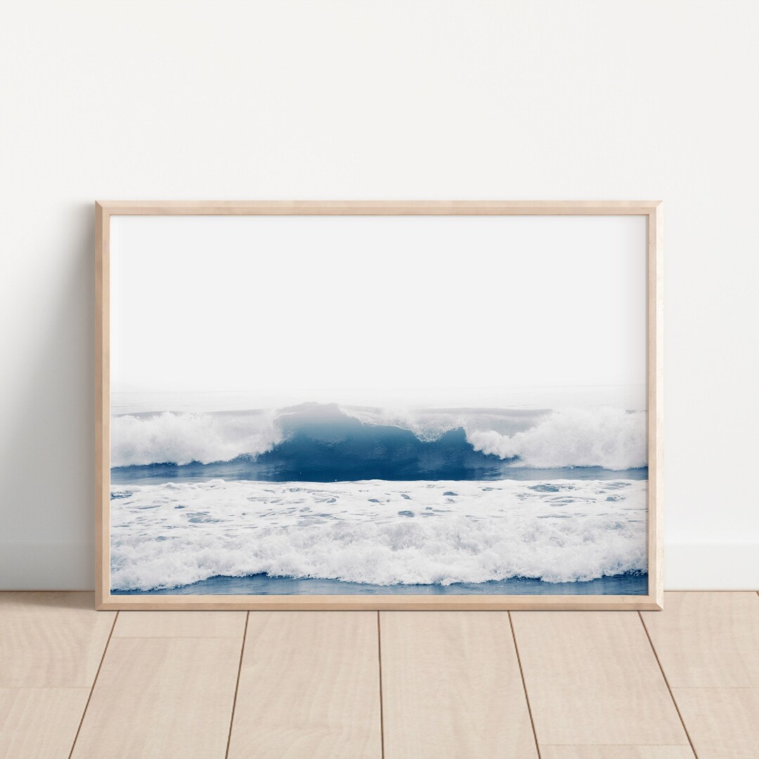 Ocean Waves Print Wave Art Ocean Print Ocean Wall Art Digital Print ...