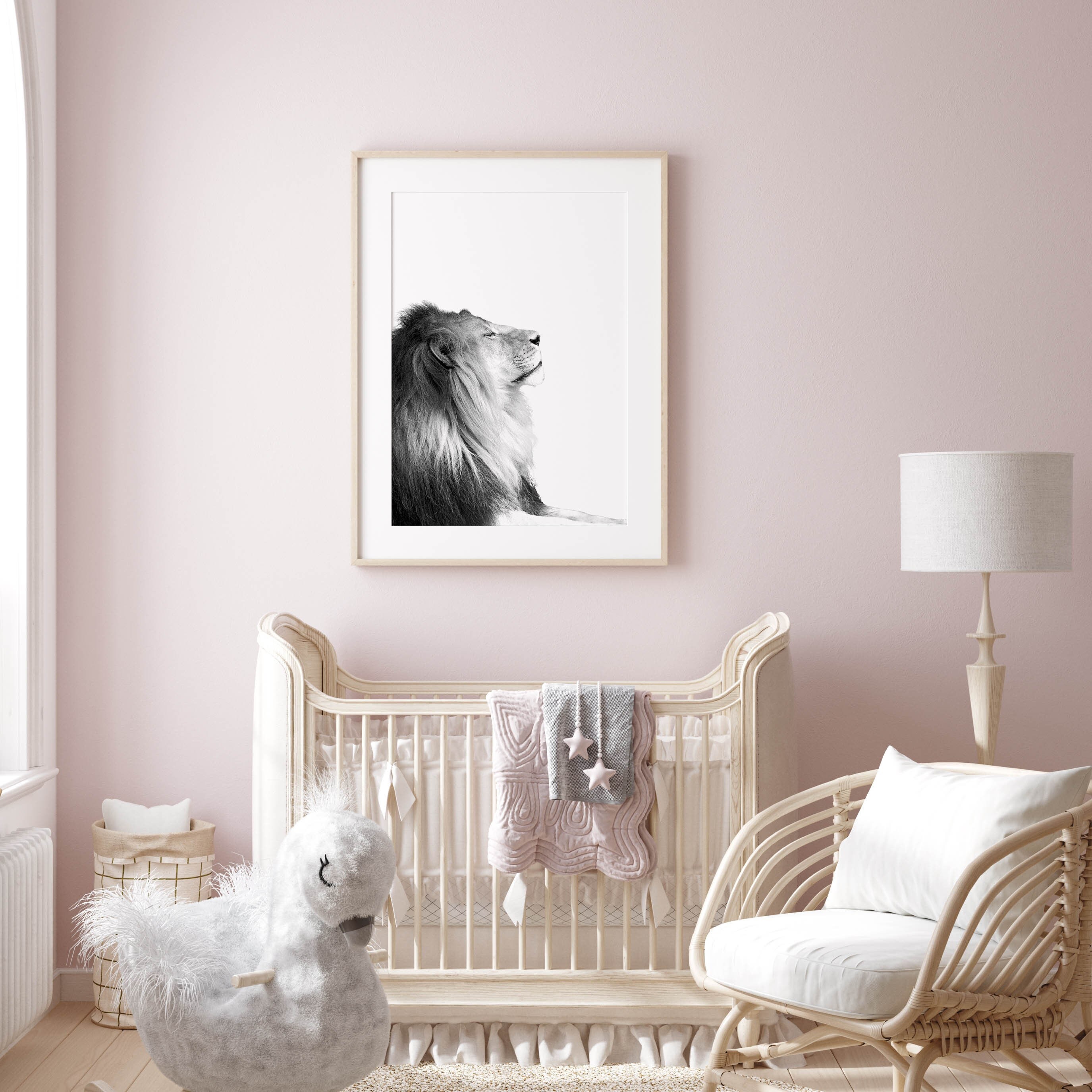 Lion Print Lion Printable Safari Nursery Digital Download Lion Animal ...