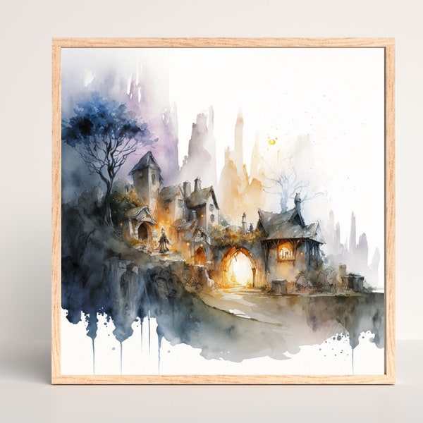 Fantasy Watercolor - Etsy
