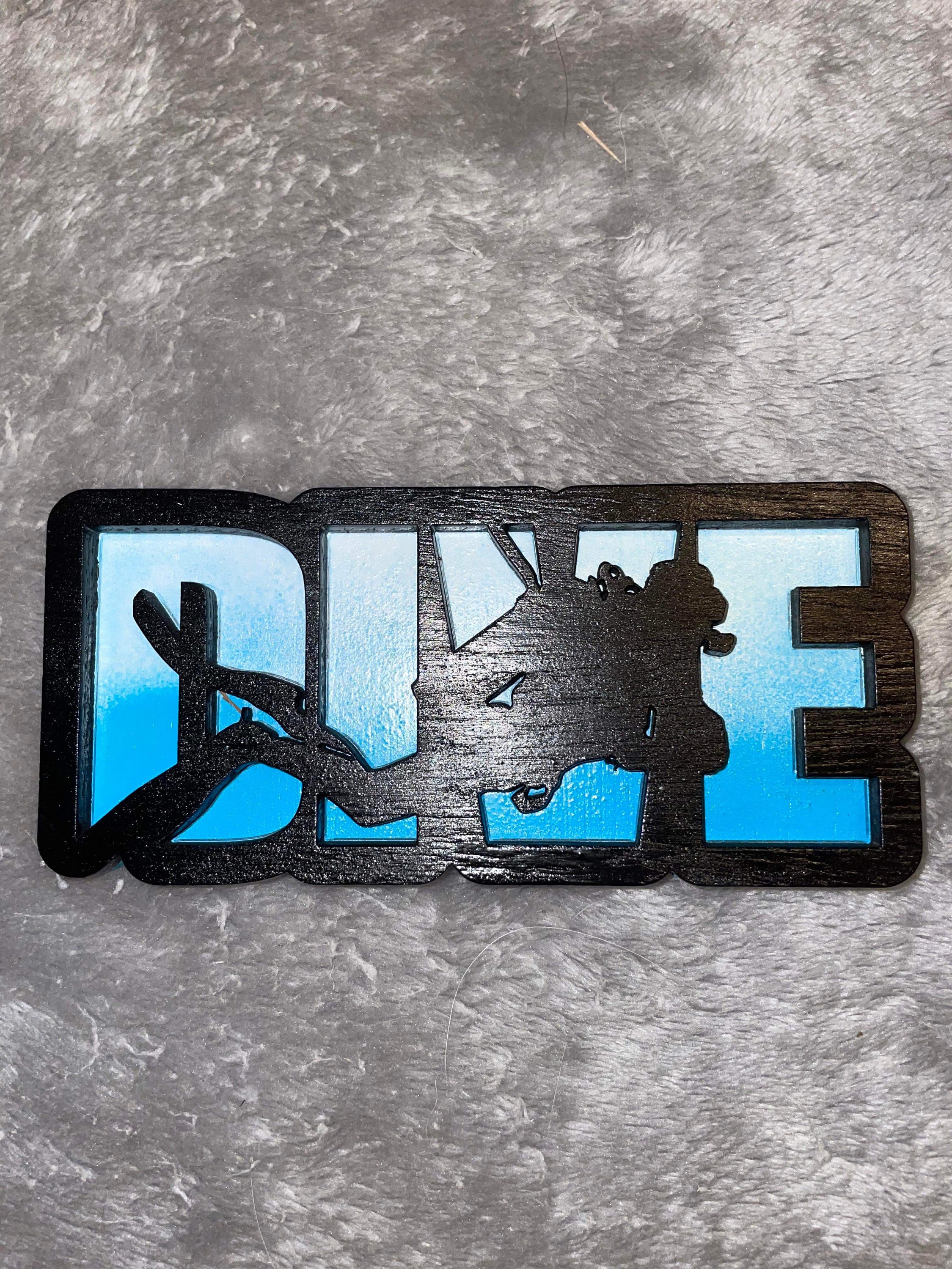Dive: Handcrafted Scuba Diving Symbol Magnets - Etsy