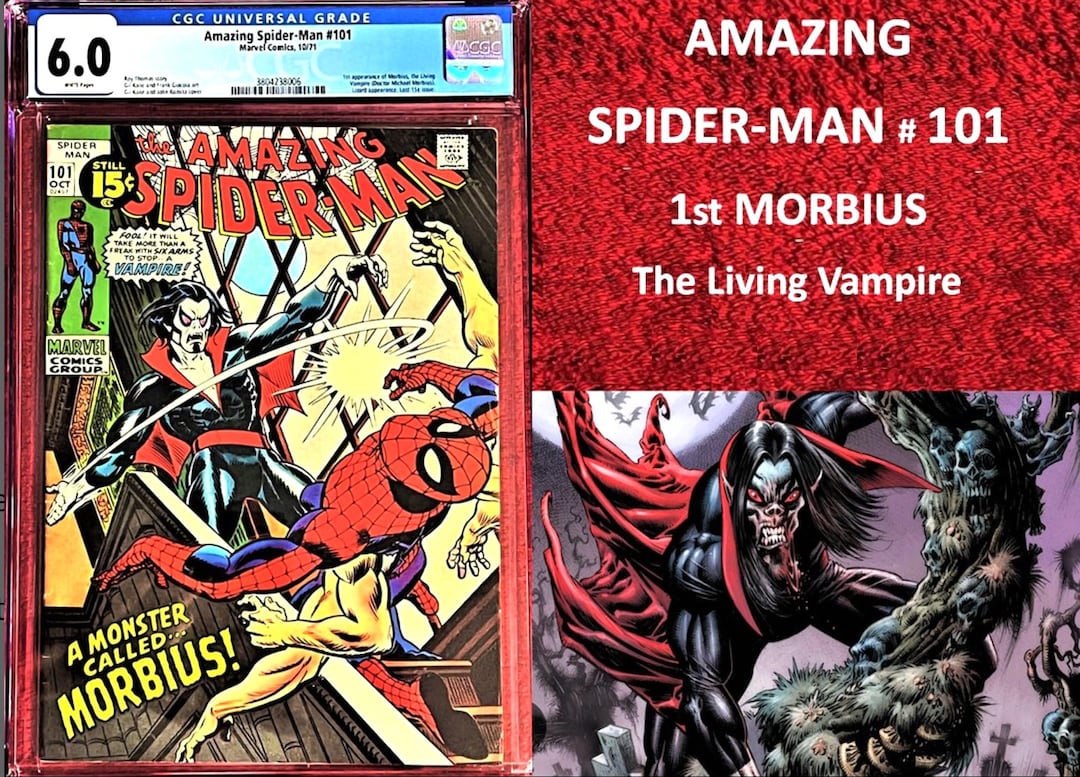 Amazing Spider-man # 101 CGC 6.0 - WHITE Pages - 1st Appearance of ...